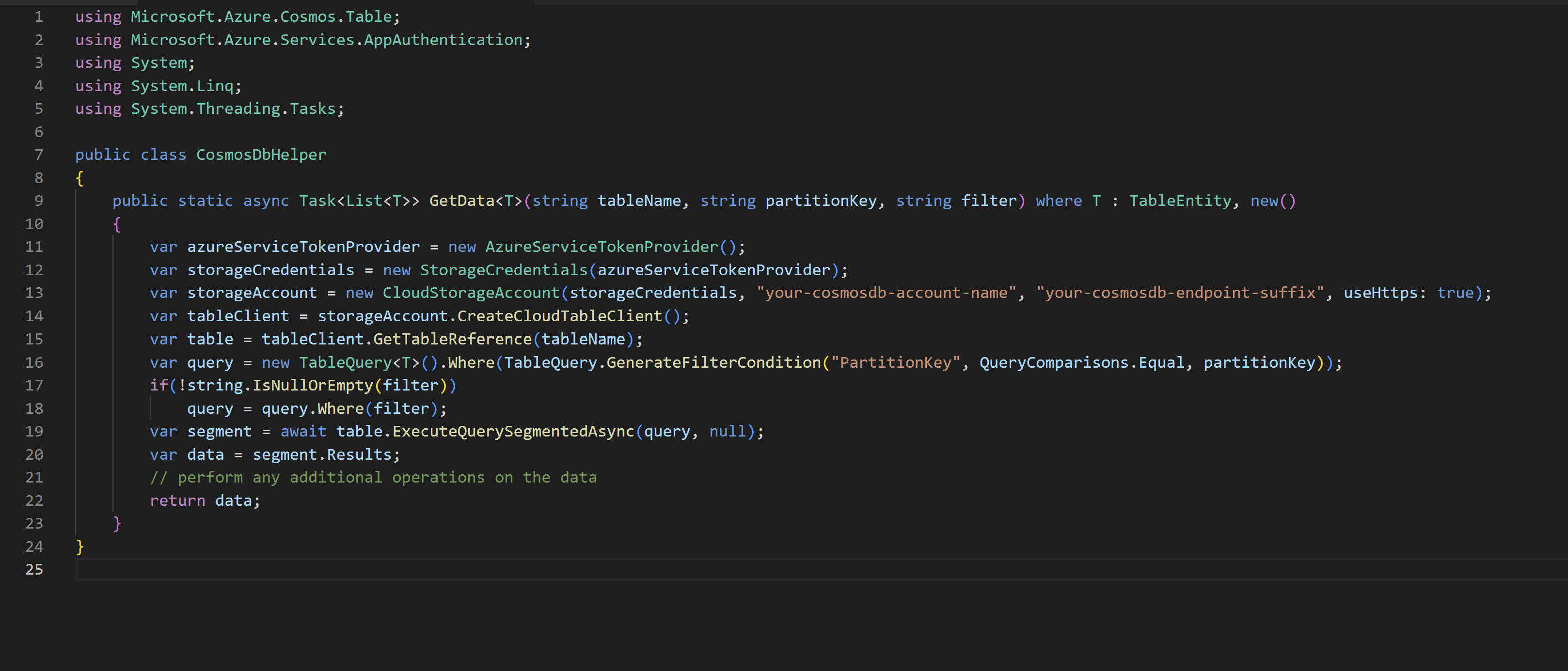 Azure App Service Fetch Data From Cosmosdb Using Msi